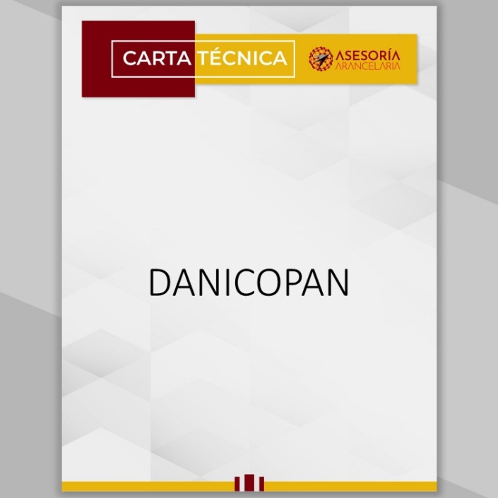 DANICOPAN • Clasificación Arancelaria